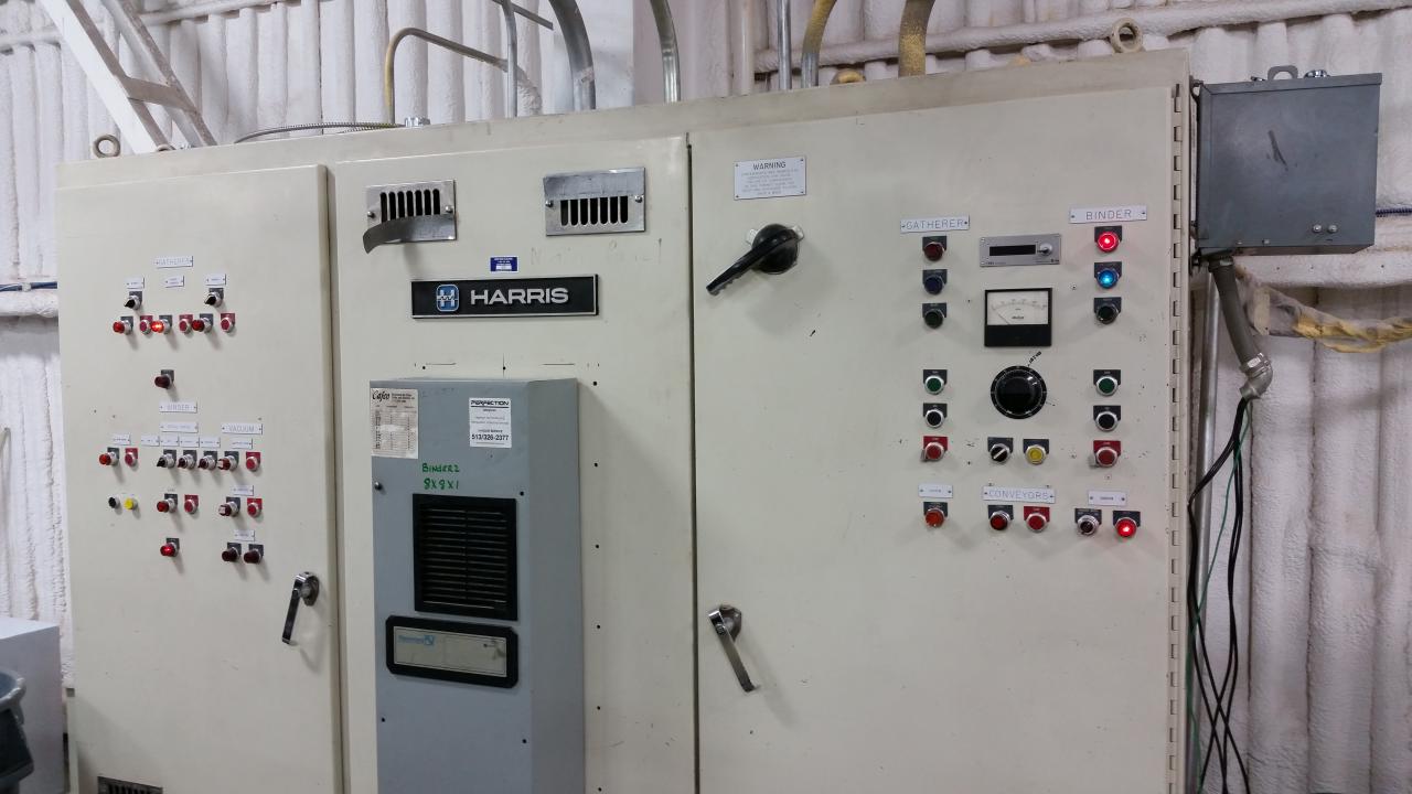 Lot #68: Harris UB11 Perfect Binder, 36 Station Gathering System ...